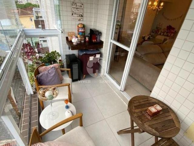 Apartamento com 2 dormitórios à venda, 77 m² por R$ 750.000,00 Vila Belmiro Santos/SP