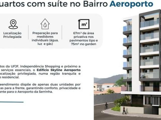 Apartamento com 2 dormitórios à venda, 78 m² por R$ 390.000,00 Aeroporto Juiz de Fora/MG