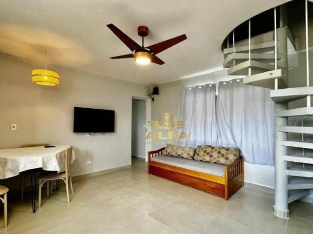 Apartamento com 2 dormitórios à venda, 78 m² por R$ 430.000,00 Tombo Guarujá/SP