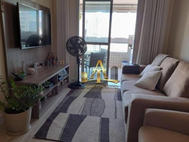 Apartamento com 2 dormitórios à venda, 78 m² por R$ 600.000,00 Aviação Praia Grande/SP