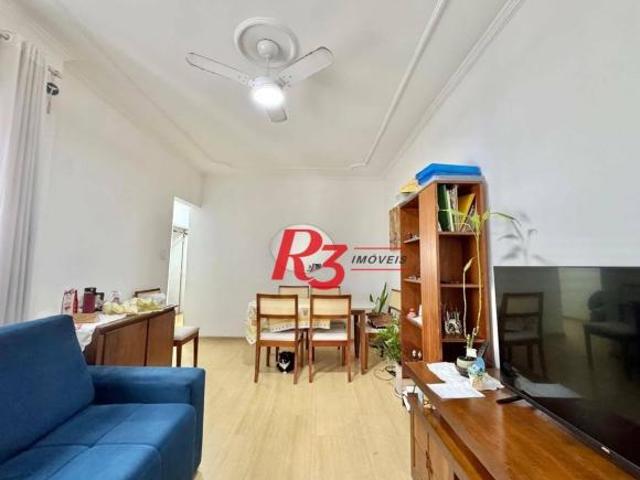 Apartamento com 2 dormitórios à venda, 79 m² por R$ 530.000,00 Ponta da Praia Santos/SP