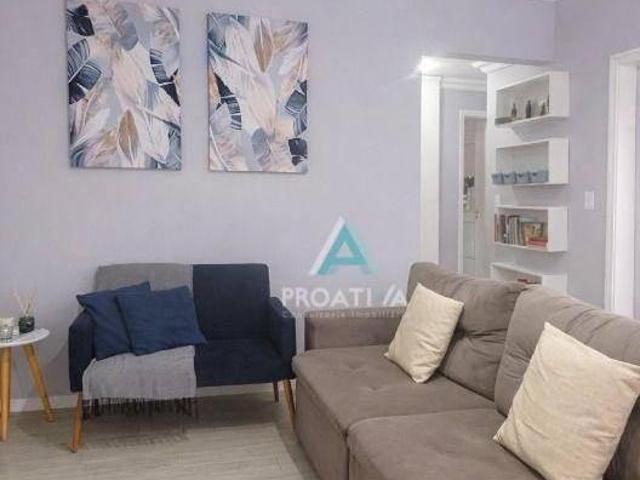 Apartamento com 2 dormitórios à venda, 70 m² por R$ 329.000,00 Vila Valparaíso Santo André/SP