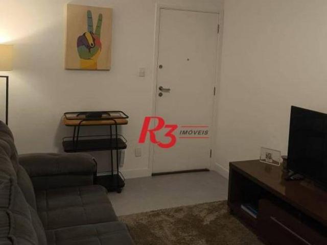 Apartamento com 2 dormitórios à venda, 70 m² por R$ 399.000,00 Marapé Santos/SP