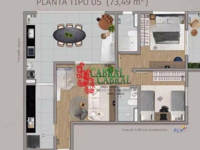 Apartamento com 2 dormitórios à venda, 70 m² por R$ 490.000,00 Vila Milton Guarulhos/SP