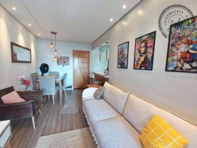 Apartamento com 2 dormitórios à venda, 70 m² por R$ 490.000,00 Aviação Praia Grande/SP