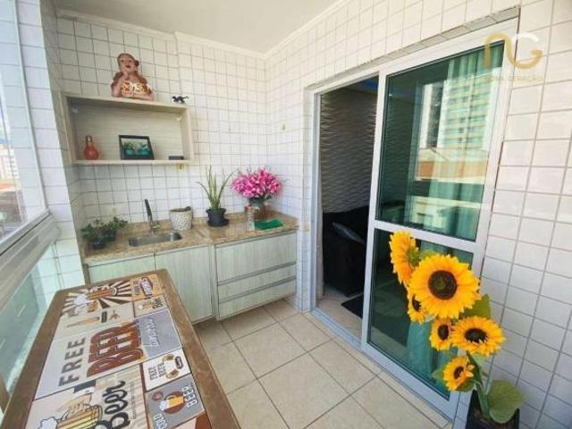 Apartamento com 2 dormitórios à venda, 70 m² por R$ 510.000,00 Vila Assunção Praia Grande/SP