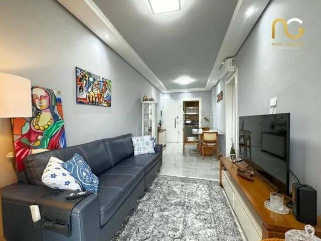 Apartamento com 2 dormitórios à venda, 70 m² por R$ 630.000,00 Canto do Forte Praia Grande/SP