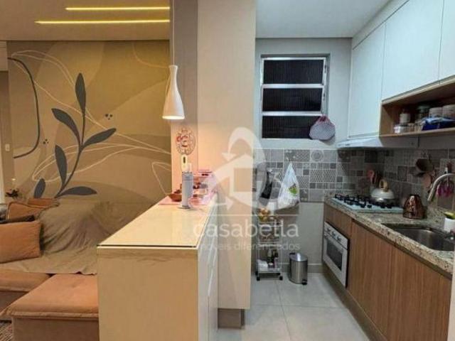 Apartamento com 2 dormitórios à venda, 70 m² por R$ 670.000,00 Boqueirão Santos/SP
