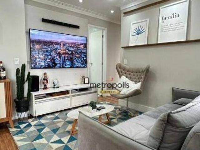 Apartamento com 2 dormitórios à venda, 70 m² por R$ 765.000,00 Jardim Santo André/SP