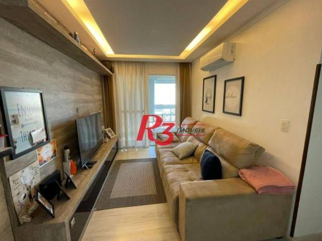 Apartamento com 2 dormitórios à venda, 70 m² por R$ 780.000,00 Vila Belmiro Santos/SP