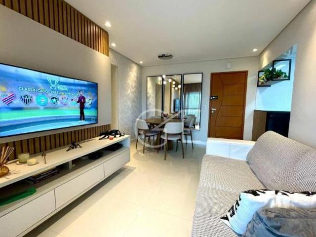 Apartamento com 2 dormitórios à venda, 70 m² por R$ 830.000,00 Campo Grande Santos/SP