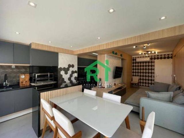 Apartamento com 2 dormitórios à venda, 71 m² por R$ 700.000,00 Enseada Guarujá/SP