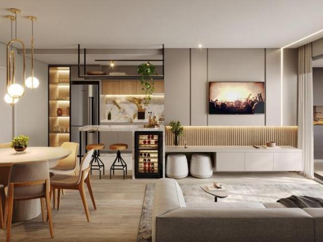 Apartamento com 2 dormitórios à venda, 72 m² por R$ 1.106.000 Ahú Curitiba/PR