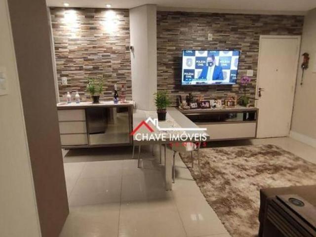 Apartamento com 2 dormitórios à venda, 72 m² por R$ 459.000,00 Encruzilhada Santos/SP