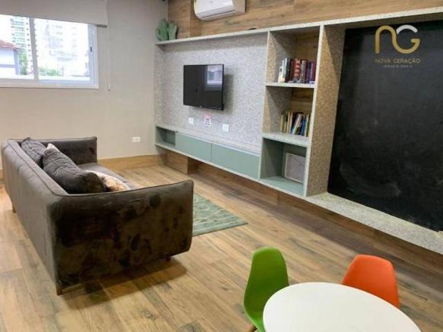 Apartamento com 2 dormitórios à venda, 72 m² por R$ 560.000,00 Canto do Forte Praia Grande/SP