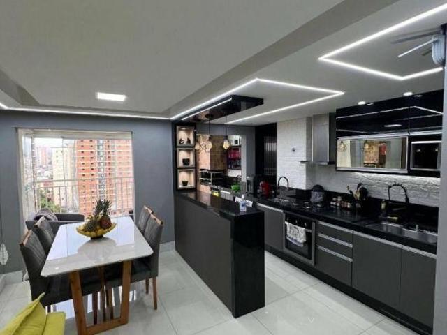 Apartamento com 2 dormitórios à venda, 72 m² por R$ 700.000 Vila Valparaíso Santo André/SP