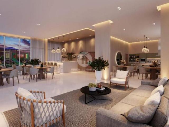 Apartamento com 2 dormitórios à venda, 72 m² por R$ 750.000,00 Encruzilhada Santos/SP