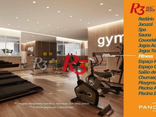 Apartamento com 2 dormitórios à venda, 72 m² por R$ 950.000,00 Encruzilhada Santos/SP
