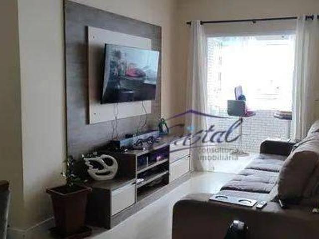 Apartamento com 2 dormitórios à venda, 73 m² por R$ 480.000,00 Guilhermina Praia Grande/SP