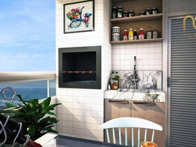Apartamento com 2 dormitórios à venda, 73 m² por R$ 583.863,36 Balneário Pires Praia Grande/SP