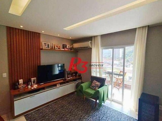Apartamento com 2 dormitórios à venda, 73 m² por R$ 640.000,00 Vila Belmiro Santos/SP
