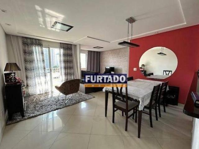 Apartamento com 2 dormitórios à venda, 73 m² Vila Alzira Santo André/SP