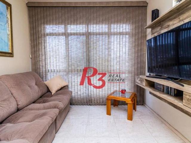 Apartamento com 2 dormitórios à venda, 84 m² por R$ 600.000,00 Campo Grande Santos/SP