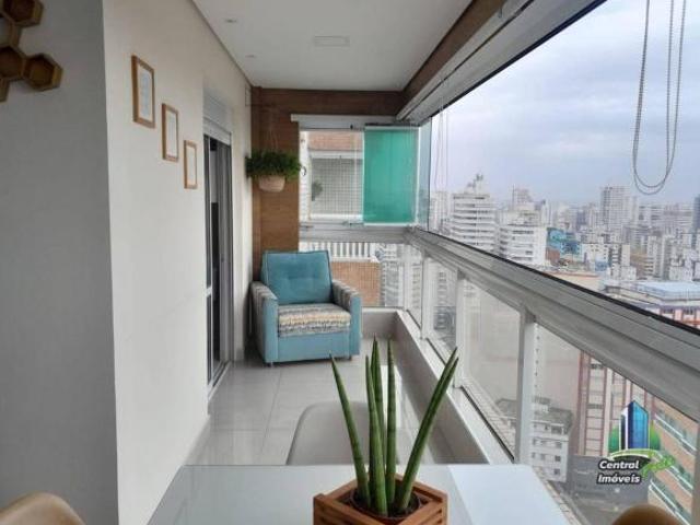 Apartamento com 2 dormitórios à venda, 84 m² por R$ 855.000,00 Boqueirão Praia Grande/SP