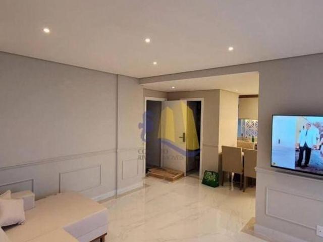 Apartamento com 2 dormitórios à venda, 85 m² por R$ 1.370.000,00 Aparecida Santos/SP