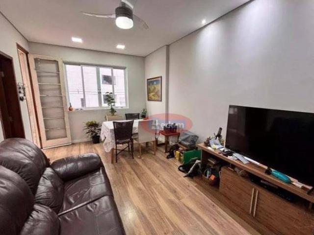 Apartamento com 2 dormitórios à venda, 85 m² por R$ 680.000,00 Boqueirão Santos/SP