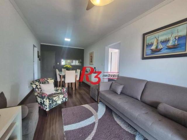 Apartamento com 2 dormitórios à venda, 85 m² por R$ 890.000,00 Boqueirão Santos/SP
