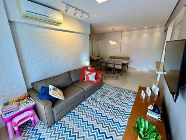 Apartamento à venda, 85 m² por R$ 925.000,00 Marapé Santos/SP