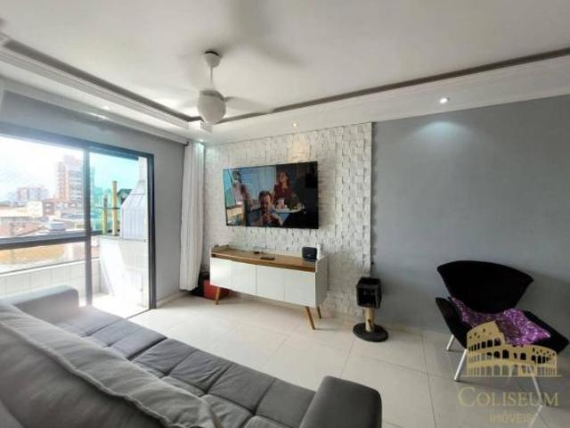 Apartamento com 2 dormitórios à venda, 86 m² por R$ 420.000,00 Vila Assunção Praia Grande/SP
