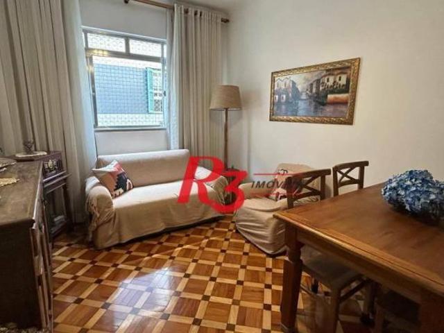 Apartamento com 2 dormitórios à venda, 86 m² por R$ 460.000,00 Embaré Santos/SP