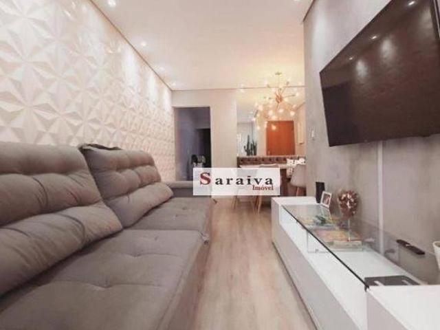 Apartamento com 2 dormitórios à venda, 86 m² por R$ 460.000 Utinga Santo André/SP