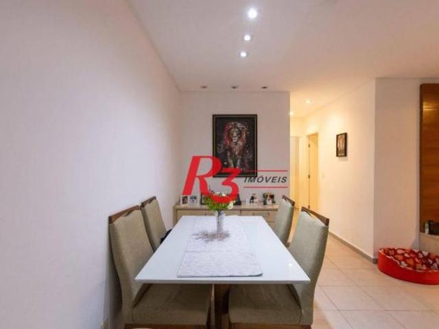 Apartamento com 2 dormitórios à venda, 86 m² por R$ 920.000,00 José Menino Santos/SP