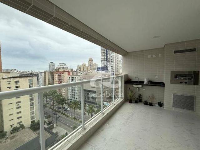 Apartamento com 2 dormitórios à venda, 87 m² por R$ 1.385.000,00 Gonzaga Santos/SP
