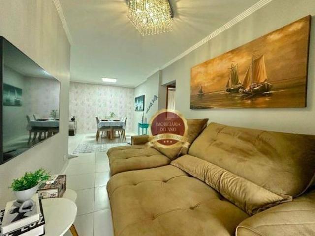 Apartamento com 2 dormitórios à venda, 87 m² por R$ 650.000,00 Aviação Praia Grande/SP