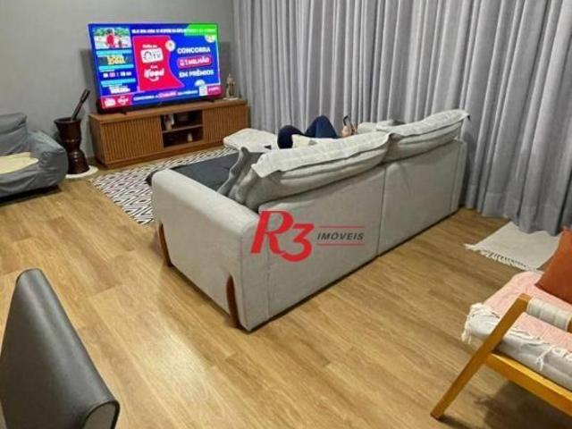 Apartamento com 2 dormitórios à venda, 87 m² por R$ 850.000,00 Boqueirão Santos/SP