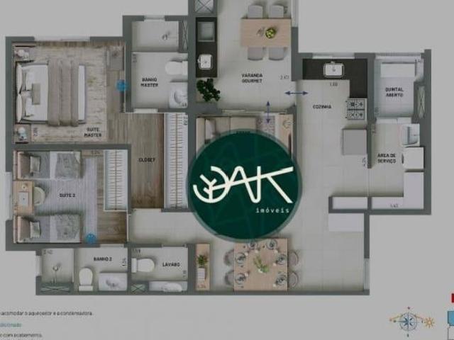 Apartamento com 2 dormitórios à venda, 87 m² por R$ 960.000 Vila Ema São José dos Campos/SP