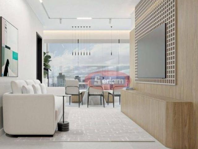Apartamento com 2 dormitórios à venda, 88 m² por R$ 1.427.618,54 Boqueirão Santos/SP
