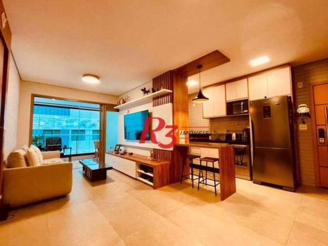 Apartamento com 2 dormitórios à venda, 88 m² por R$ 1.299.000,00 Aparecida Santos/SP