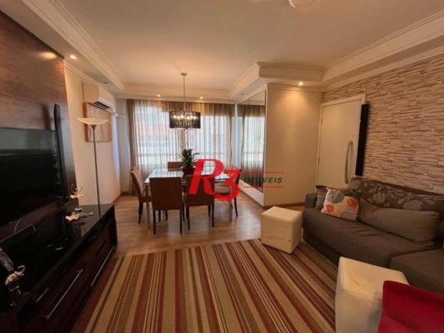Apartamento com 2 dormitórios à venda, 88 m² por R$ 580.000,00 Boqueirão Santos/SP