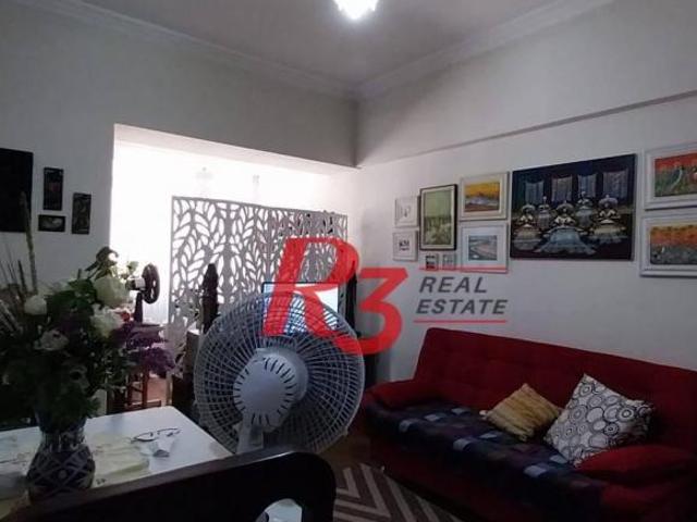 Apartamento com 2 dormitórios à venda, 89 m² por R$ 460.000,00 Boqueirão Santos/SP