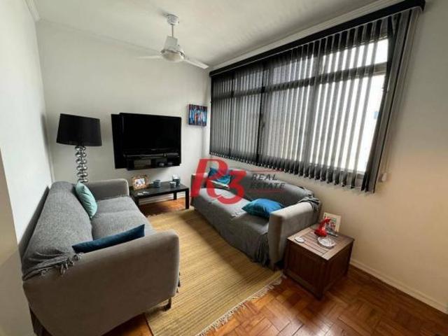 Apartamento com 2 dormitórios à venda, 89 m² por R$ 860.000,00 Embaré Santos/SP