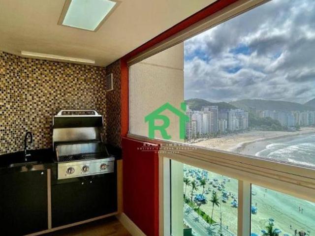 Apartamento com 2 dormitórios à venda, 80 m² por R$ 1.400.000,00 Jardim Astúrias Guarujá/SP