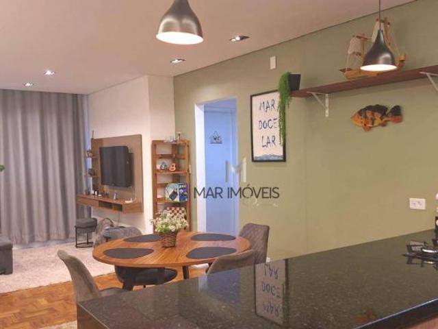 Apartamento com 2 dormitórios à venda, 80 m² por R$ 380.000,00 Enseada Guarujá/SP