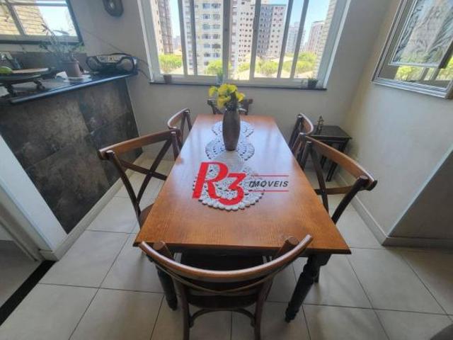 Apartamento com 2 dormitórios à venda, 80 m² por R$ 480.000,00 Boqueirão Santos/SP