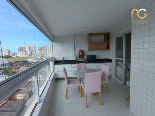 Apartamento com 2 dormitórios à venda, 81 m² por R$ 550.000,00 Aviação Praia Grande/SP
