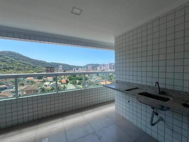 Apartamento à venda no Canto do Forte, Praia Grande/SP — 2 suítes, varanda gourmet e 2 vagas